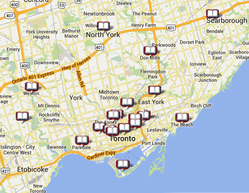 Mapping books by neighbourhood | Canadian Geographic