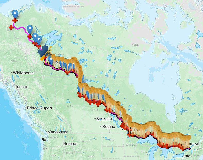 Cross-Canada paddling expedition approaches Inuvik | Canadian Geographic