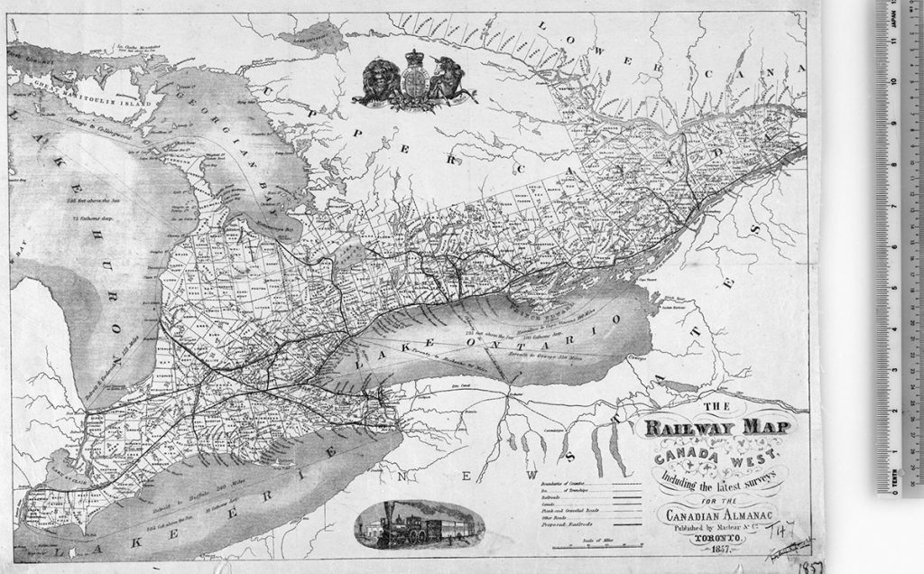 Vintage railway maps from Library and Archives Canada’s collection ...