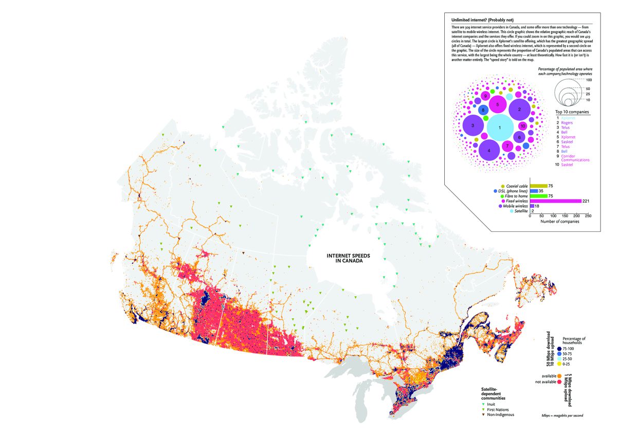 Contrary connections: Mapping Canada’s rural-urban internet divide ...